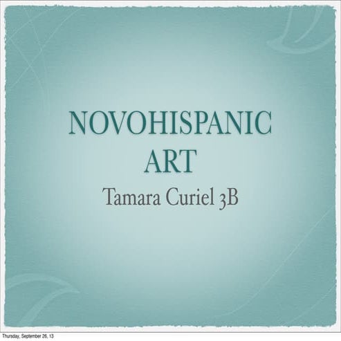 Novohispanic art | PDF
