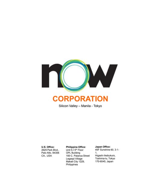 NOW company profile | PPT