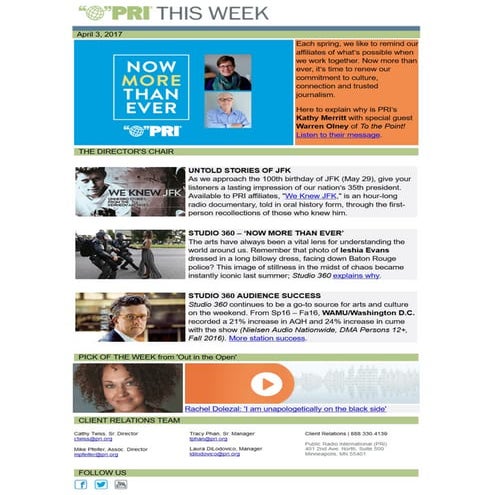 'Now More Than Ever' Copywriting Samples | PDF