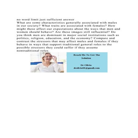 no word limit just sufficient answerWhat are some characteristic.docx