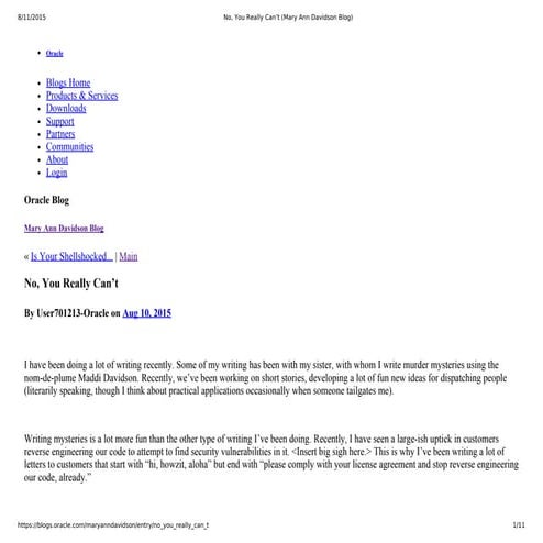 No, you really can’t | PPT