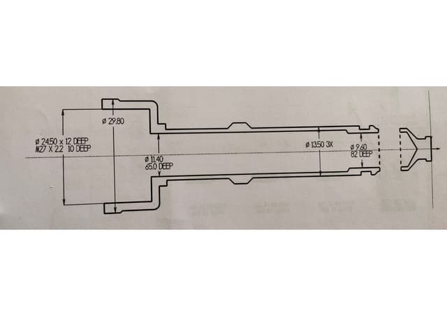 Mastercam Mill Turn Drawing 01 | PDF