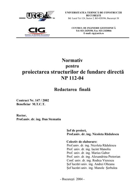 Fisa De Executie foraje | PDF