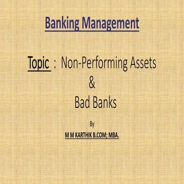 NPA & bad banks.pptx