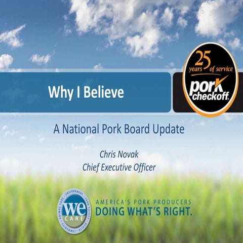 National Pork Board Update - 2011 | PDF