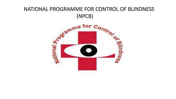 National programme for control of blindness | PPTX | Eye and Vision ...