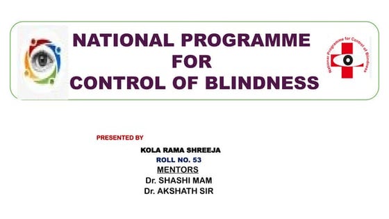 NPCB.pptx | Eye and Vision Conditions | Diseases and Conditions