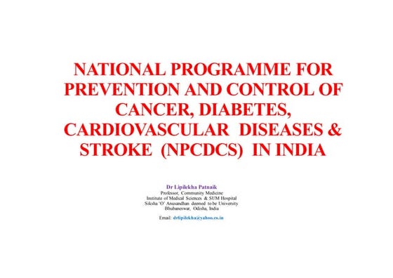 NPCDCS-INDIA | PPT