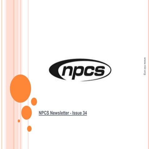 NIIR PROJECT CONSULTANCY SERVICES (NPCS) newsletter 34 ppt | PPTX