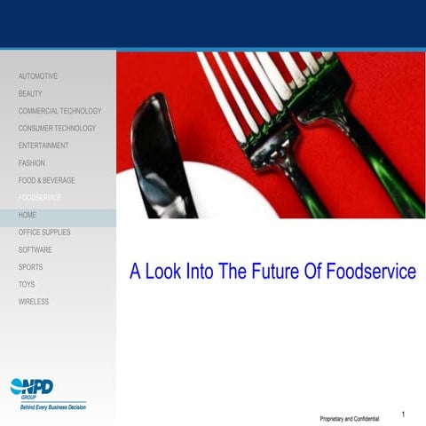 Npd Future Of Foodservice Slideshare | PPT