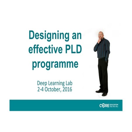 Designing an effective professional learning programme | PDF
