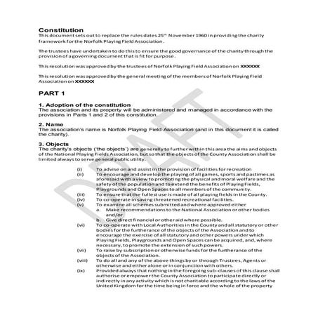 Npfa revised constitution june15 | DOCX