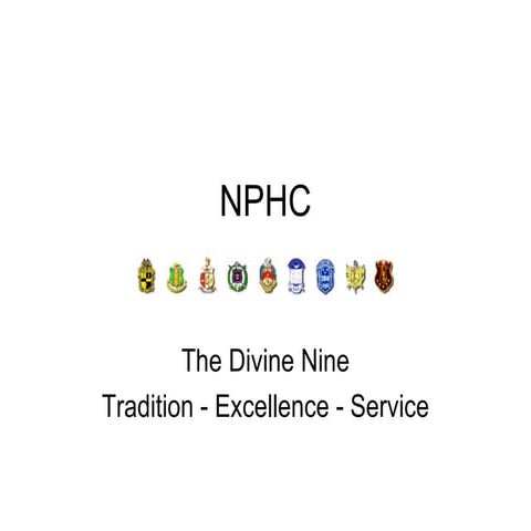 N P H C - At A Glance | PPT