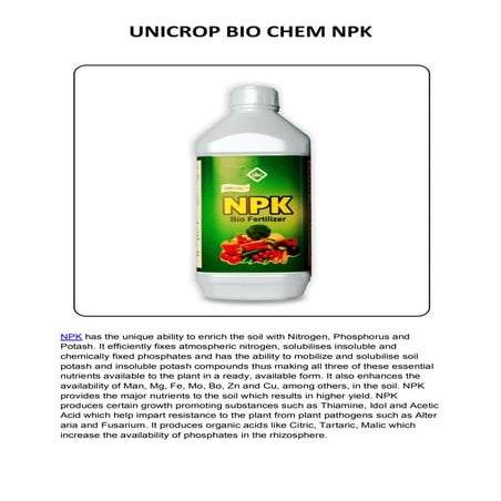 NPK has the unique ability to enrich the soil with Nitrogen.pdf