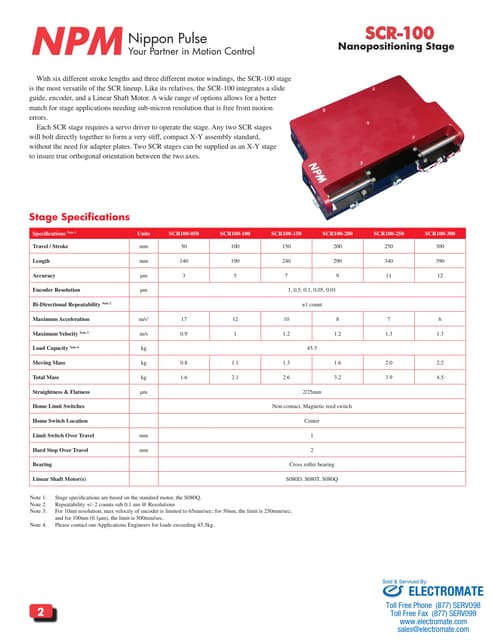 Magne motion quickstick_100_specsheet | PDF