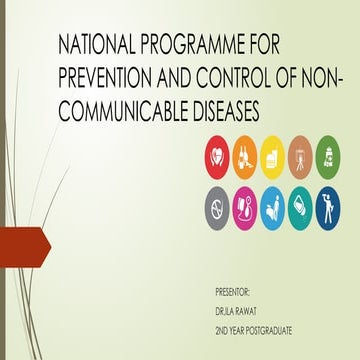 National Program for Prevention and Control of Non Communicable ...