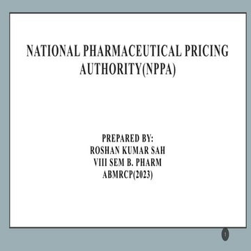 what is NPPA? writes its bodies and the function. | PPTX
