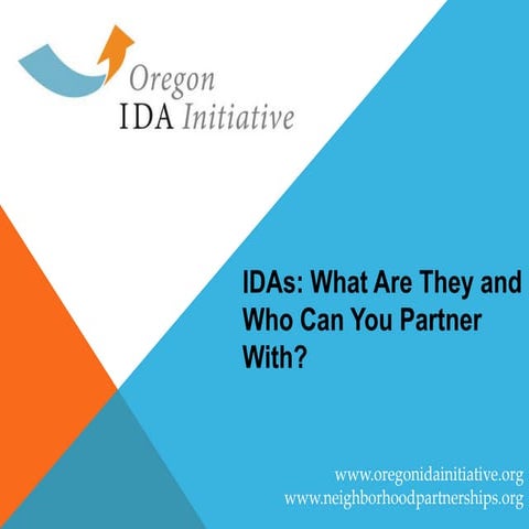IDAs: What Are They and Who Can You Partner With? | PPT