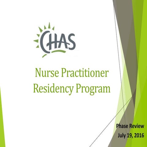 NP Residency Leadership Meeting Phase Review_CHAS Health | PPTX ...