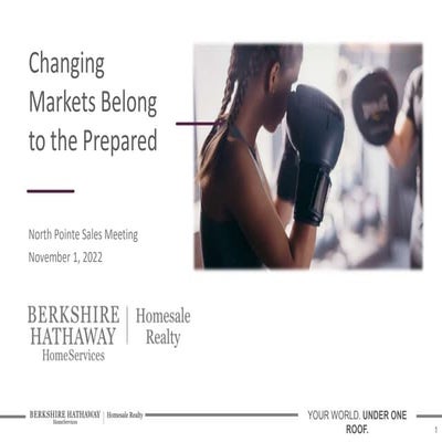 Changing Markets Belong to the Prepared | PPTX