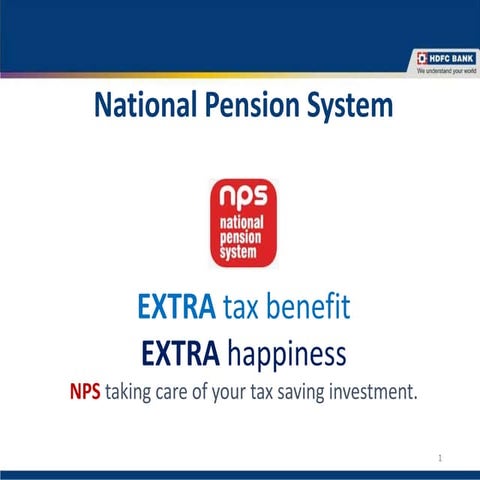 NPS_Presentation_V3.pptx it is regarding National pension scheme | PPT