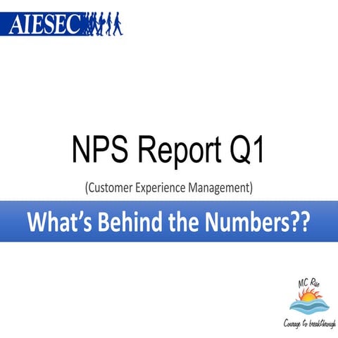 NPS Q1 report | PDF