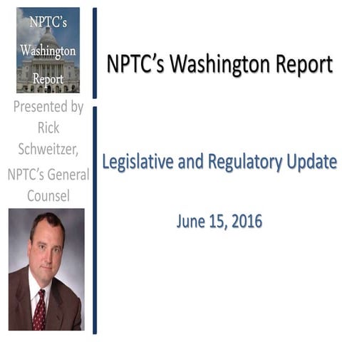 NPTC Washington Report 2016 | PPTX