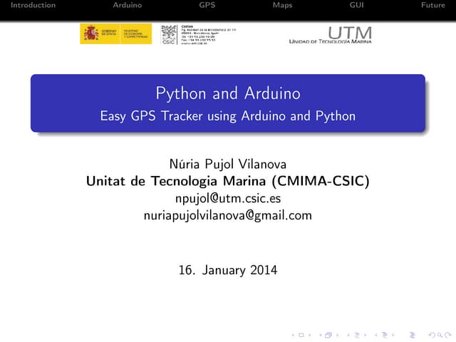 Easy Gps Tracker Using Arduino And Python Pdf