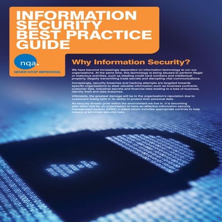 NQA - Information security best practice guide | PDF