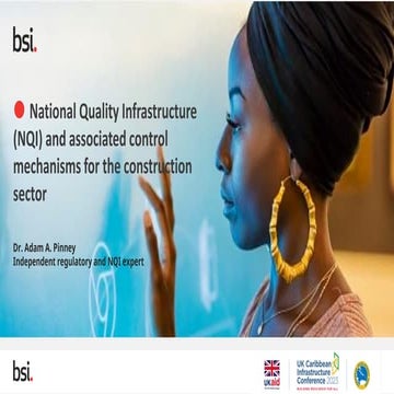 National Quality Infrastructure (NQI) and associated control mechanisms ...