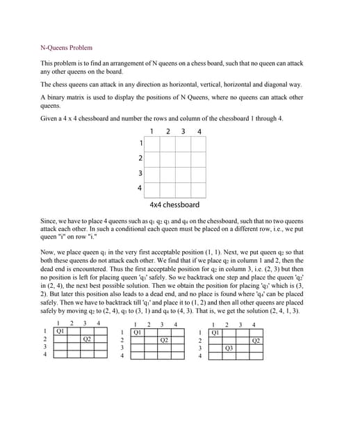 N queen problem | PPTX