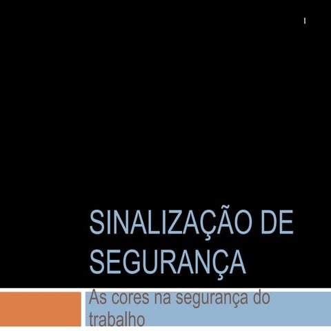 NR 26, SINALIZAÇÃO DE SEGURANÇA. SEGURANÇA DO TRABALHO | PPTX