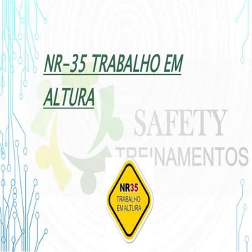 NR 35 - trabalho em altura | PPT