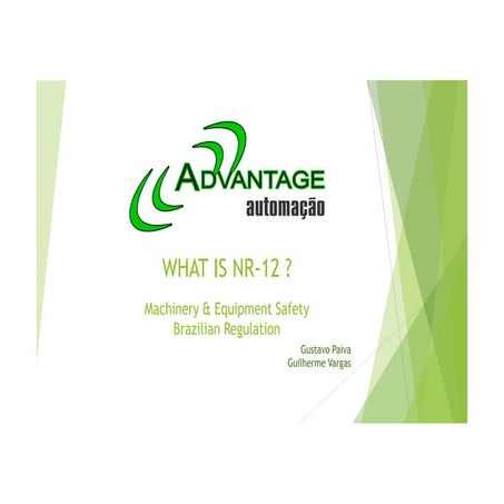 Nr12 - Brazilian Regulation | PDF