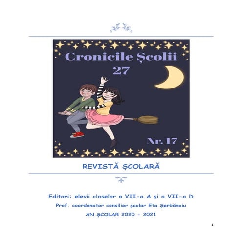 Nr 17 Cronicile Scolii 27 | PDF