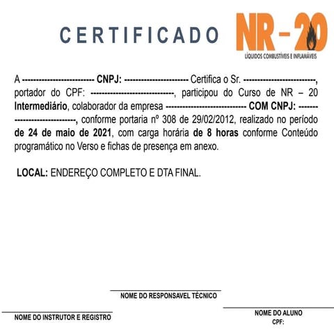 NR 20 - INTERMEDIARIO.ppt