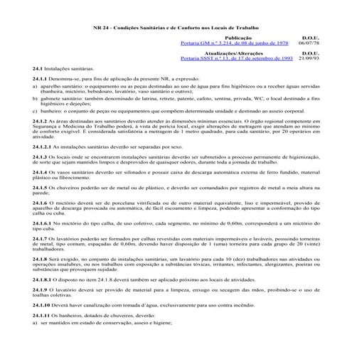 Nr 24-atualizada-2019 | PDF