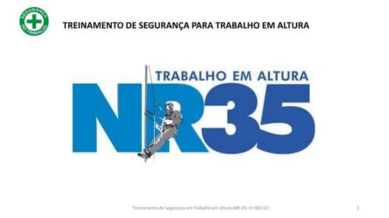 Permissão Para Trabalho em Altura - NR 35 | PDF