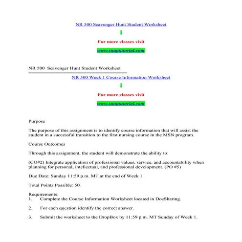 NR 500 Massive Success / snaptutorial.com
