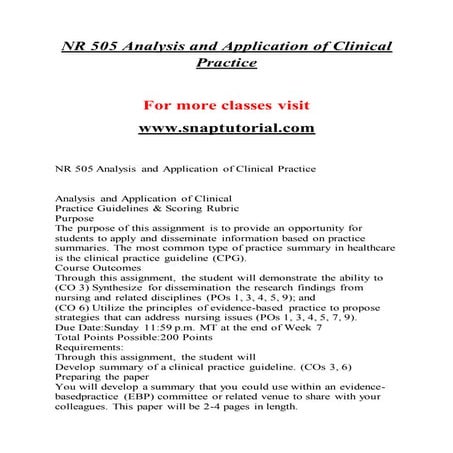 Nr 505 Education Specialist -snaptutorial.com