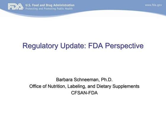 Overview of the FDA | PPT | Pharmaceutical Industry | Industries