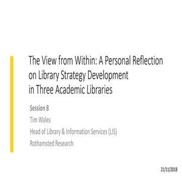 Nral 2018 themed issue launch presentation wales t actual 2018 11-21 | PPTX