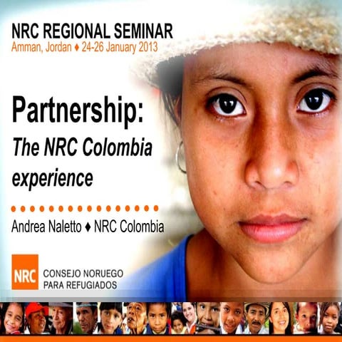 Partnership Models - The case of NRC Colombia | PPTX