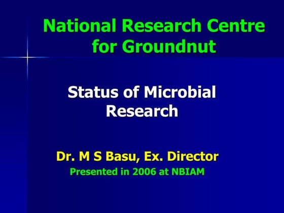 Integrated Pest Management (IPM) Practices in Groundnut | PPT