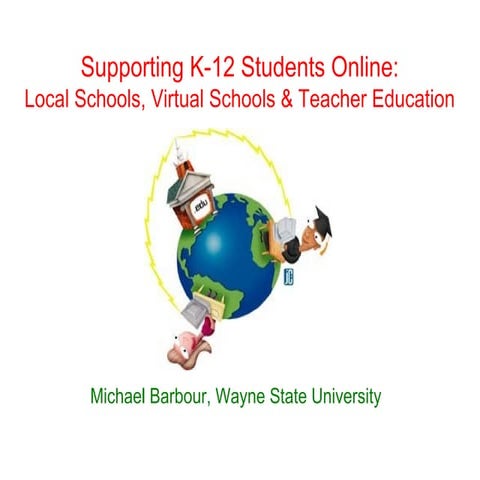NRCRES Keynote - Supporting K-12 Students Online: Local Schools ...