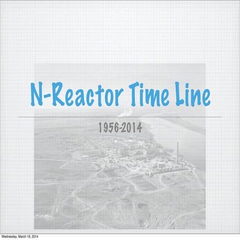 N Reactor Time Line | PDF