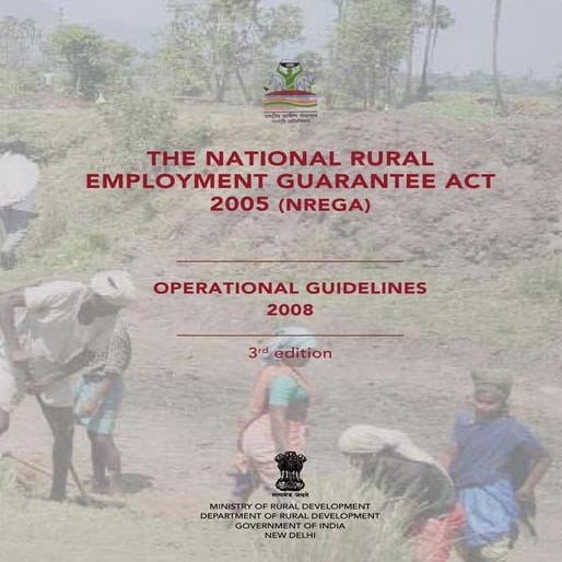 Nrega guidelines eng | PDF