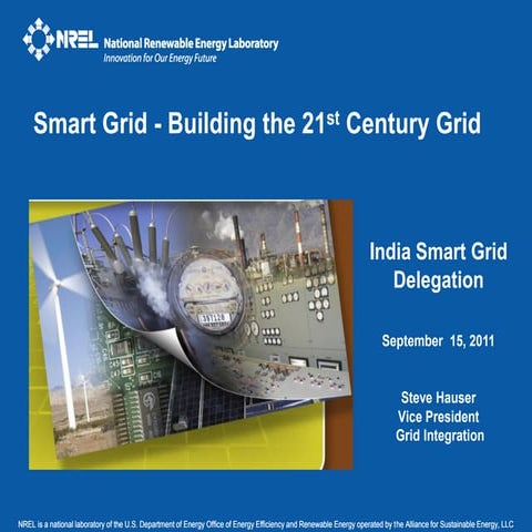 NREL India Smart Grid Delegation | PDF | Power and Energy Industry ...