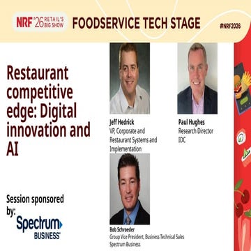 Restaurant competitive edge: Digital innovation and AI | PPTX
