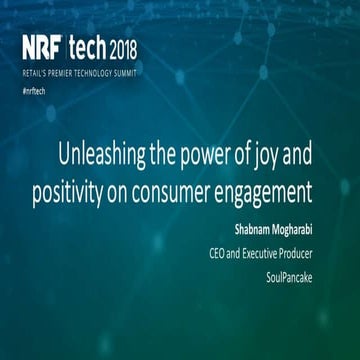 Unleashing the power of joy and positivity on consumer engagement | PPTX